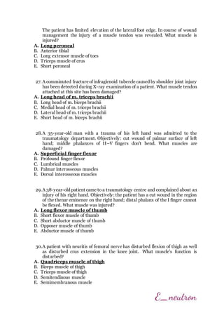 Krok 1 - 2014 (Anatomy) | DOCX