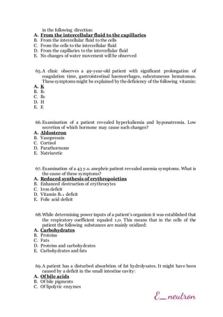 Krok 1 - 2014 (Physiology) | DOCX
