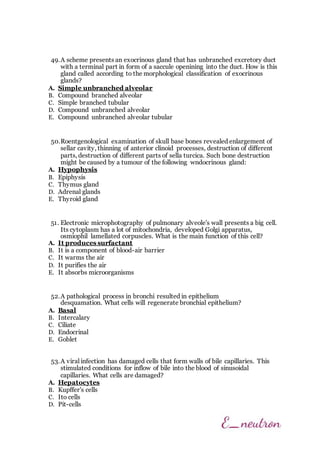 Krok 1 - 2015 (Histology) | DOCX | Ear, Nose and Throat Conditions ...