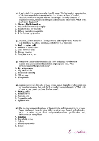 Krok 1 - 2015 (Histology) | DOCX