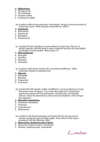 Krok 1 - 2015 (Pharmacology) | DOCX