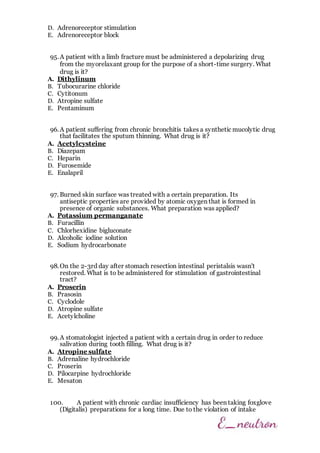 Krok 1 - 2015 (Pharmacology) | DOCX