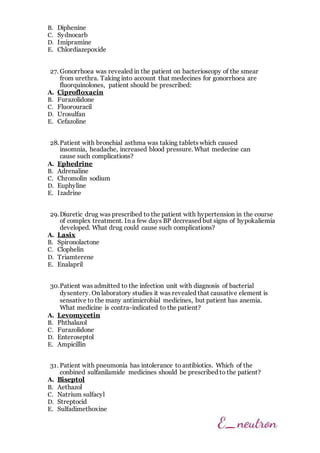 Krok 1 - 2015 (Pharmacology) | DOCX