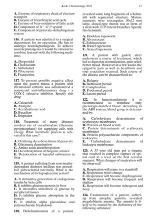 Krok 1 - 2010 Question Paper (Stomatology) | PDF