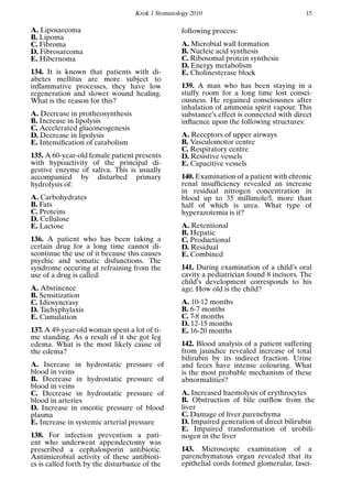 Krok 1 - 2010 Question Paper (Stomatology) | PDF