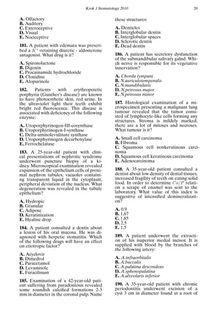 Krok 1 - 2010 Question Paper (Stomatology) | PDF