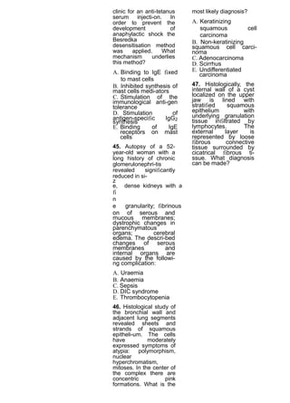 Krok 1 - 2013 Question Paper (Stomatology) | PDF