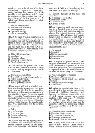 Krok 2 - 2013 Question Paper (General Medicine) | PDF