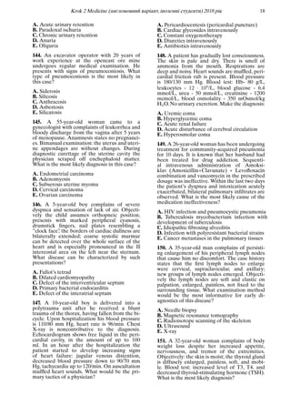 Krok 2 Medicine - 2018 Question Paper | PDF