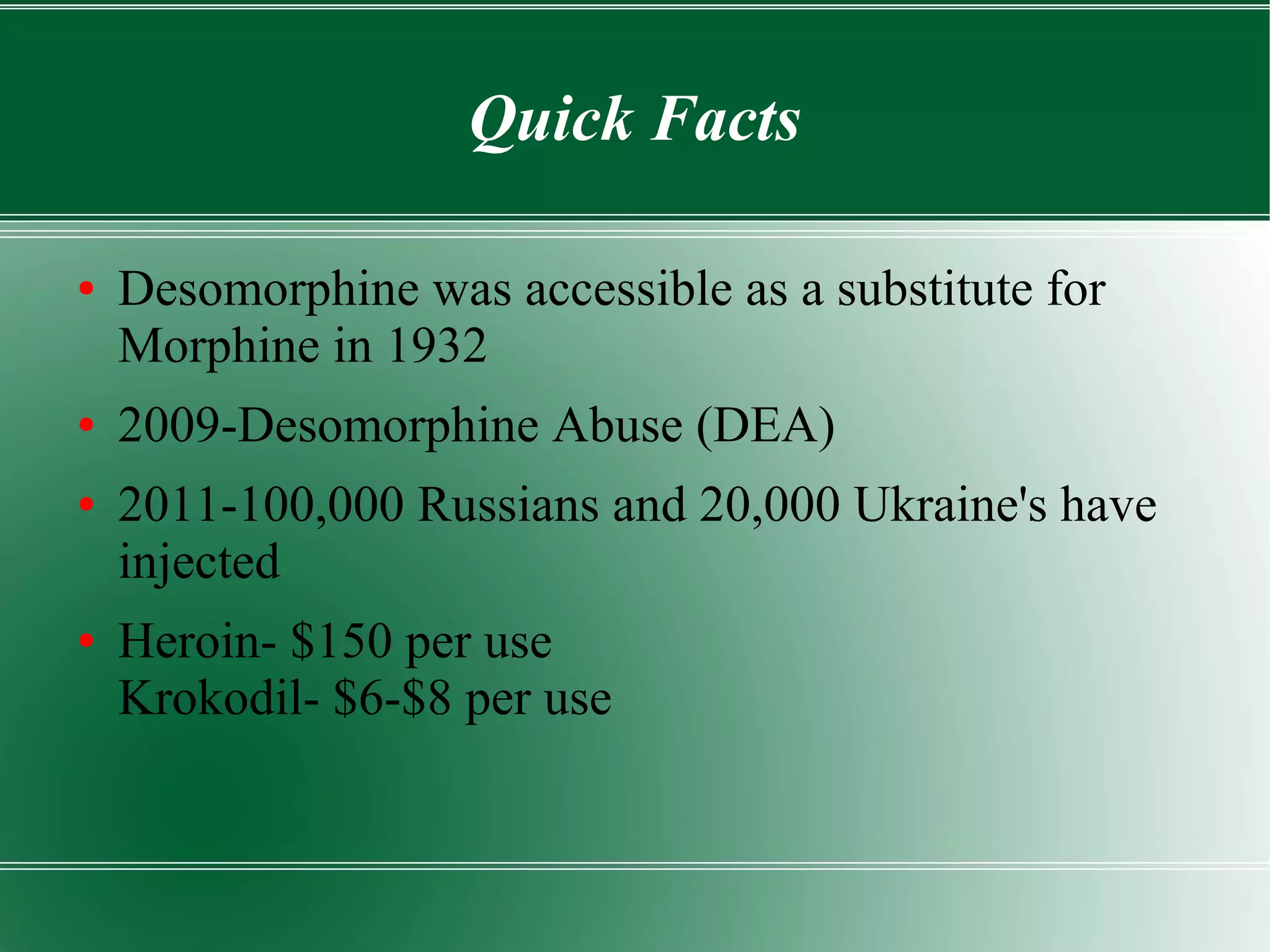 Krokodil slide | ODP
