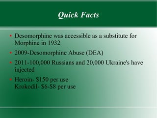 How To Make Krokodil Drug Recipe