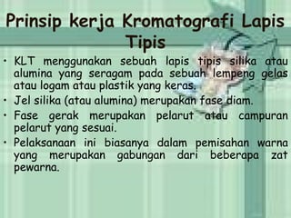 Kromatografi | PPT