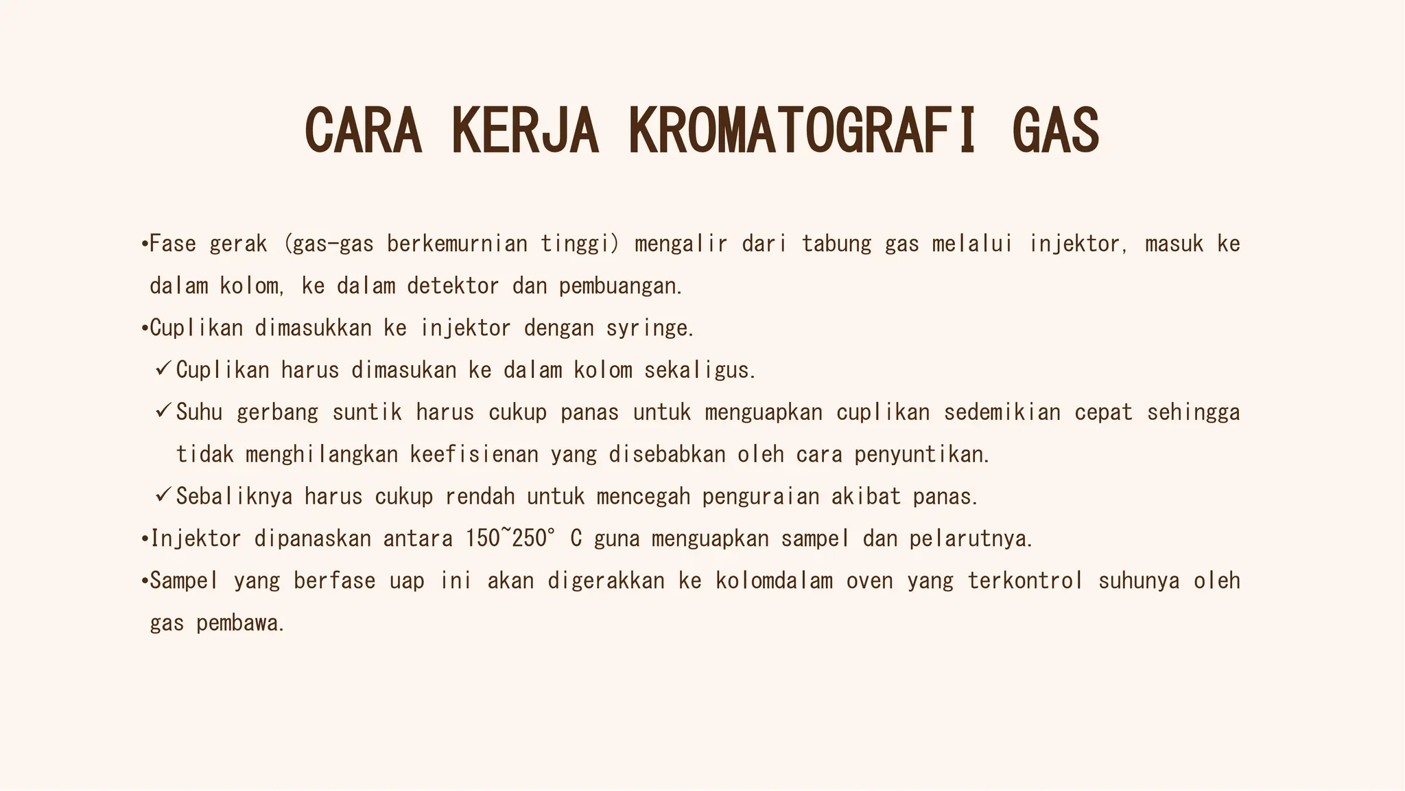 pengertian dan jenis- jenis Kromatografi Gas | PPTX