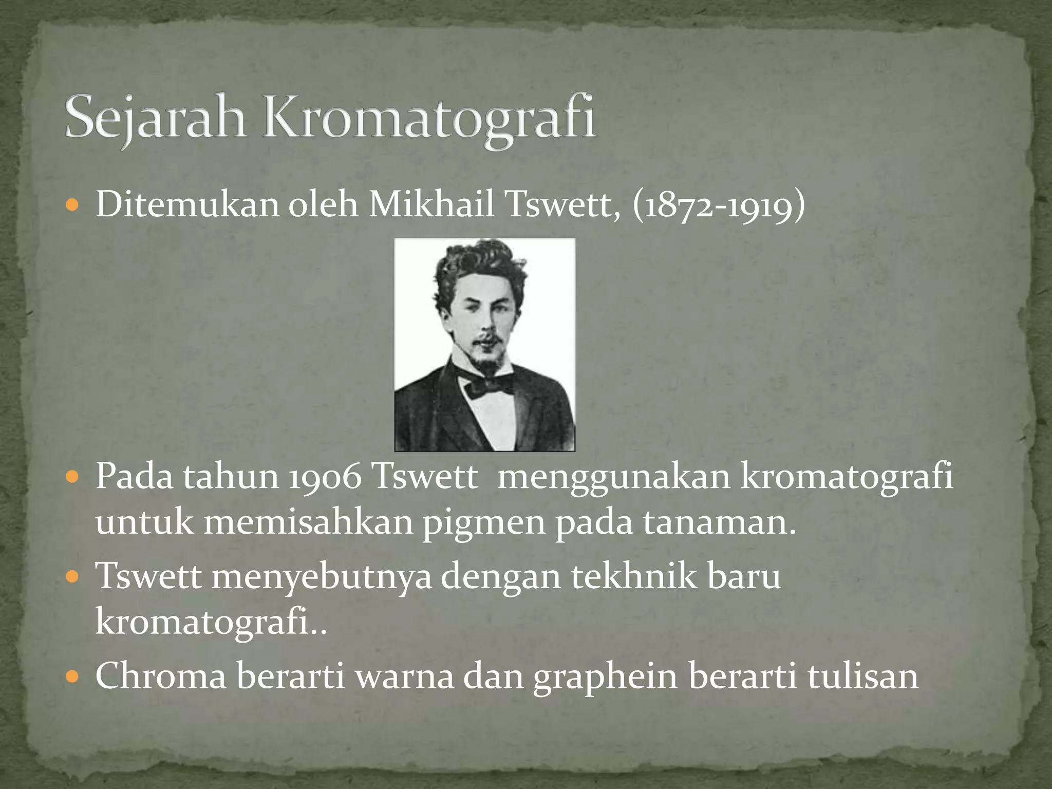 Kromatografi kertas | PPTX