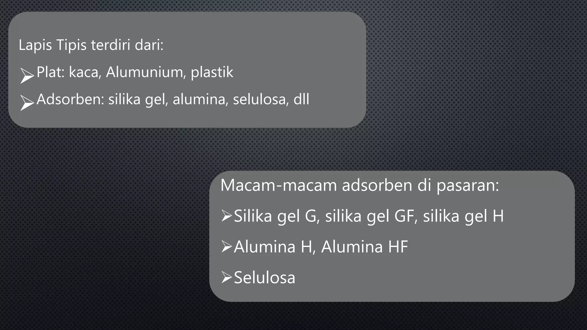 Kromatografi lapis tipis (presentasi) | PPTX