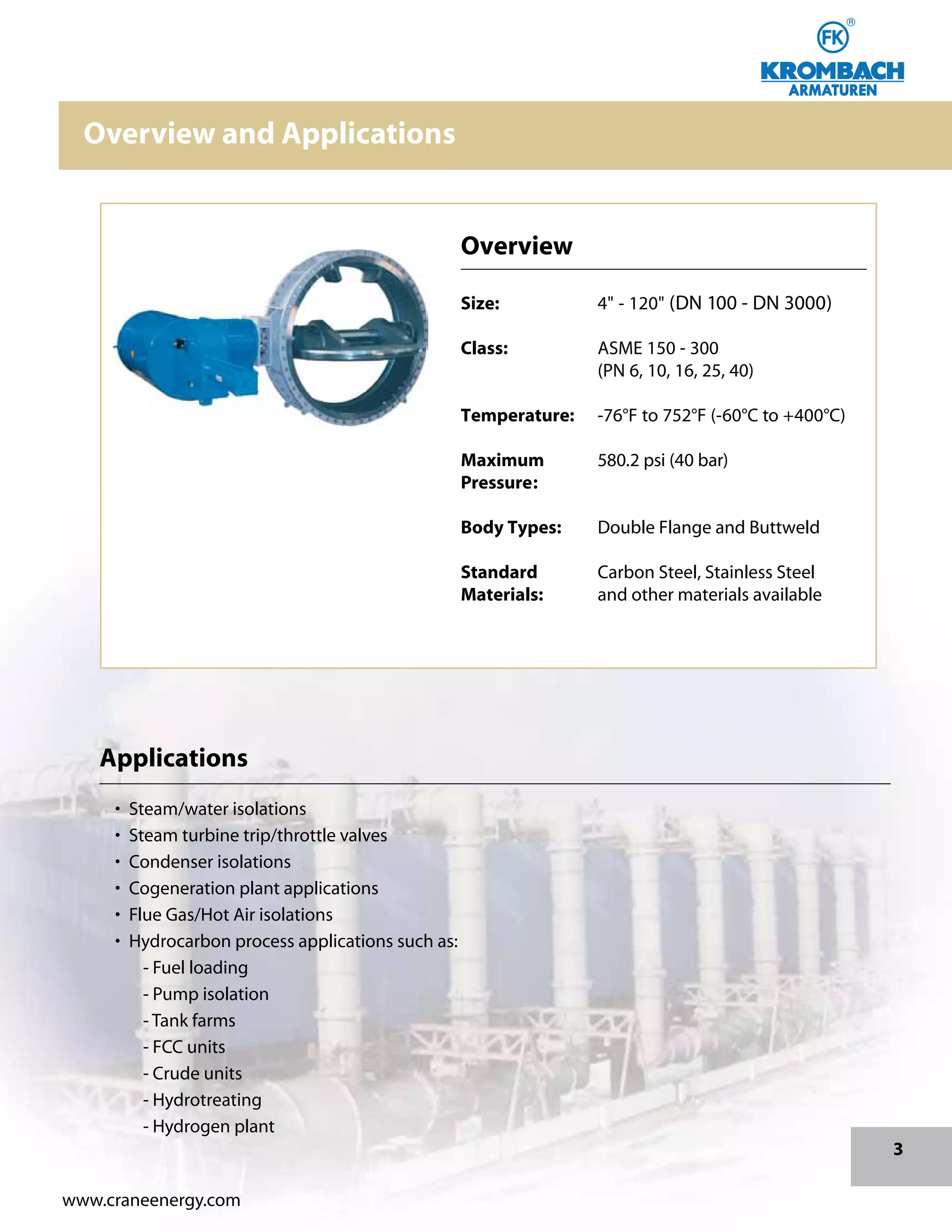 Triple Offset Butterfly Valves - Krombach | PDF