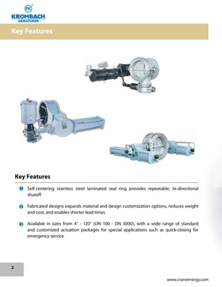 Triple Offset Butterfly Valves - Krombach | PDF