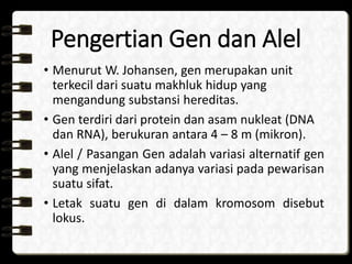 KROMOSOM, GEN, DAN DNA | PPTX