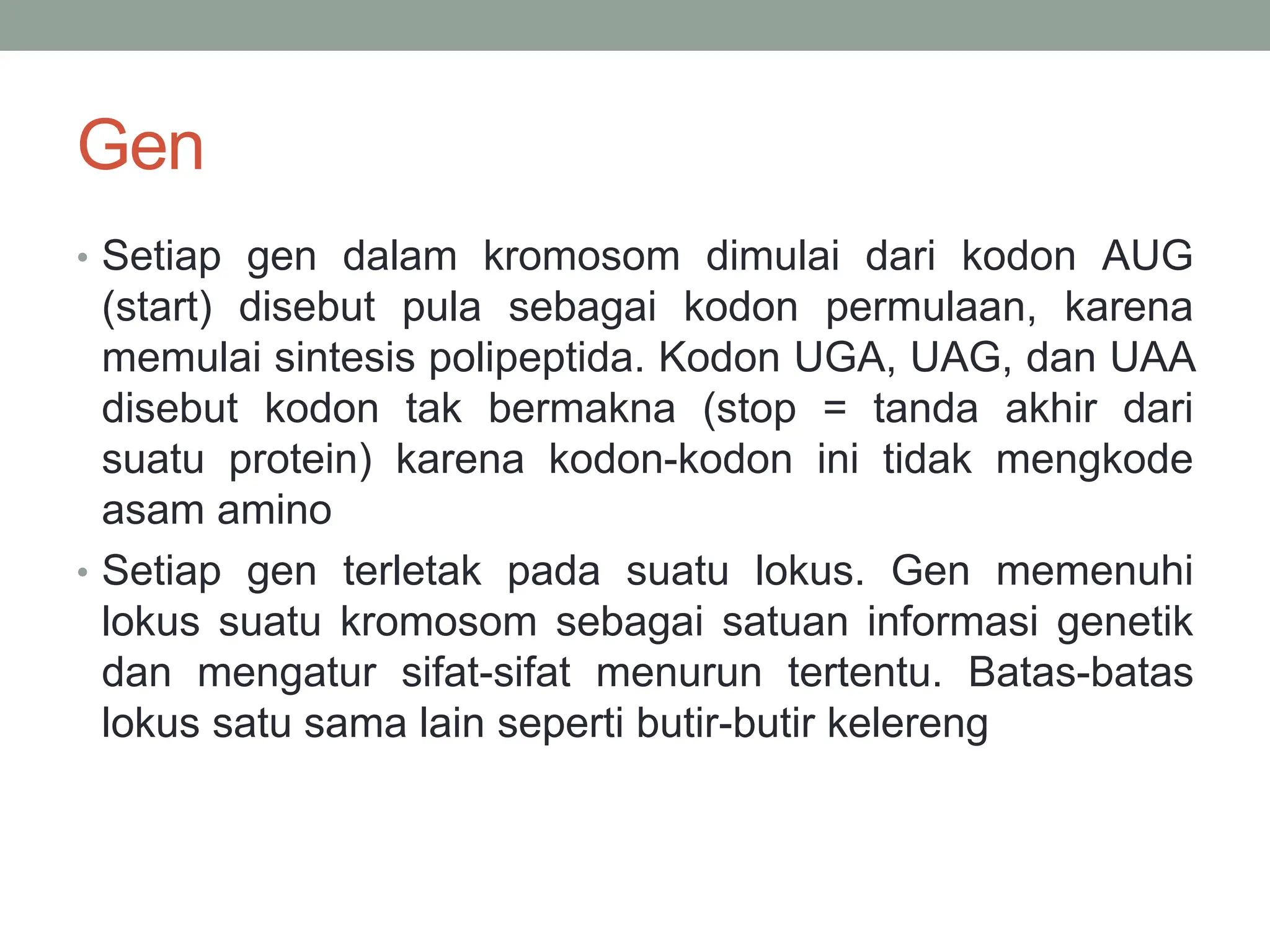 Dasar Geetika Kromosom, Lokus, Gen Alel.pptx