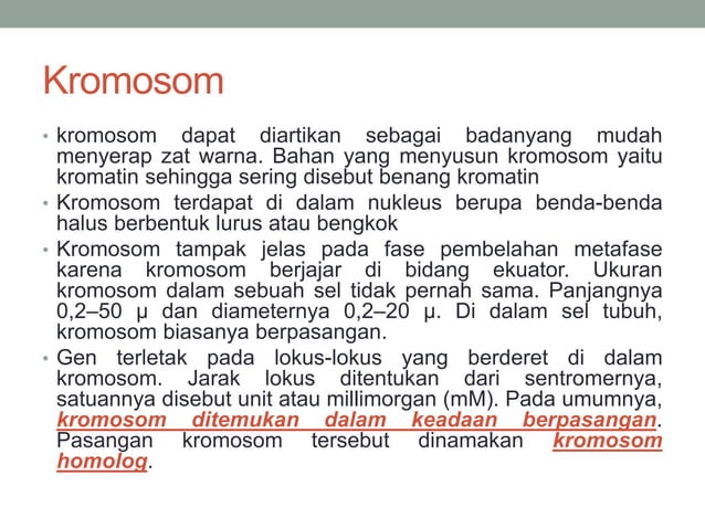 Dasar Geetika Kromosom, Lokus, Gen Alel.pptx