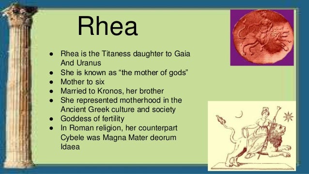 Rhea Greek Goddess Family Tree