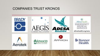 Kronos Enterprise Resource Planning System | PPTX