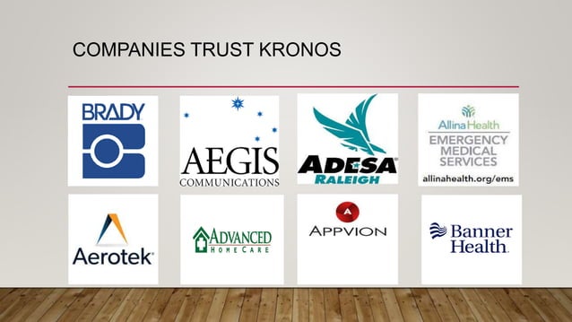 Kronos Enterprise Resource Planning System | PPTX