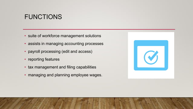 Kronos Enterprise Resource Planning System | PPTX