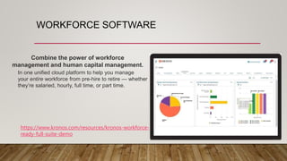 Kronos Enterprise Resource Planning System | PPTX