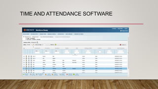 Kronos Enterprise Resource Planning System | PPTX