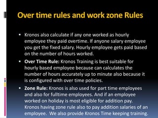 Kronos training pdf | PDF