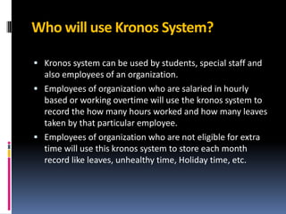 Kronos training pdf | PDF | Human Resources | Business