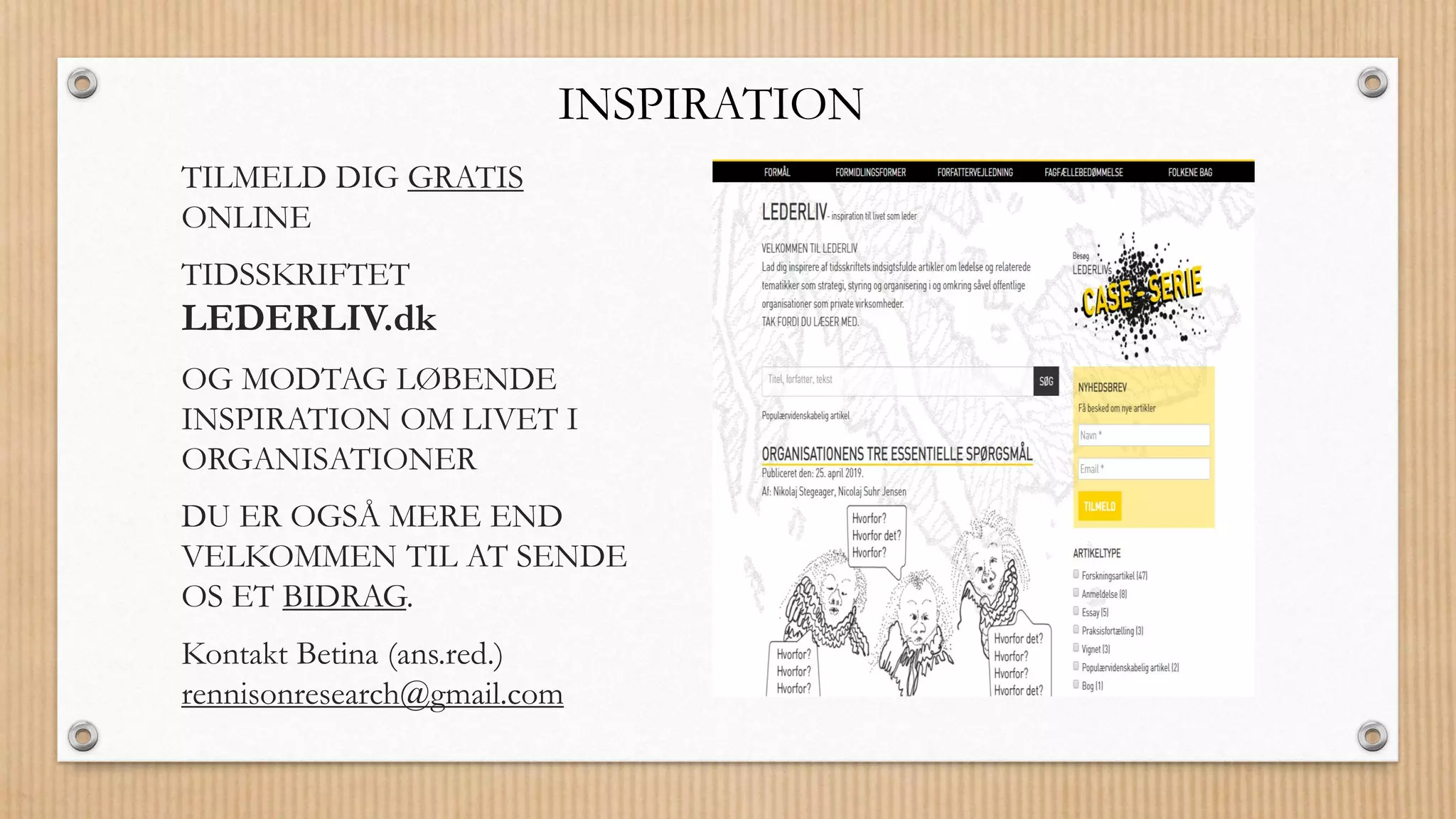 Krop & Ledelse | PPT