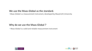Communication skills using the MAAS Global | PPTX