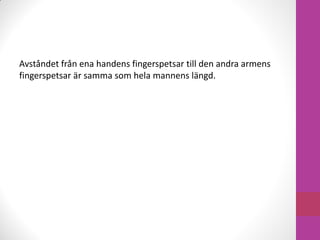 Kroppens proportioner genomgång | PPTX