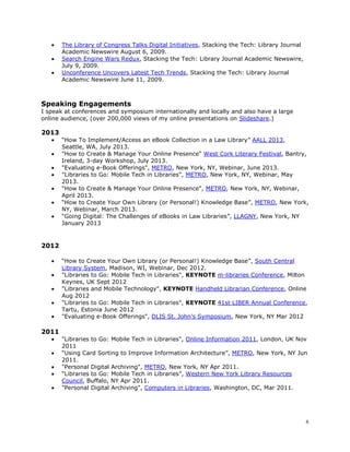 Ellyssa Kroski Resume | PDF | Publishing Industry | Industries