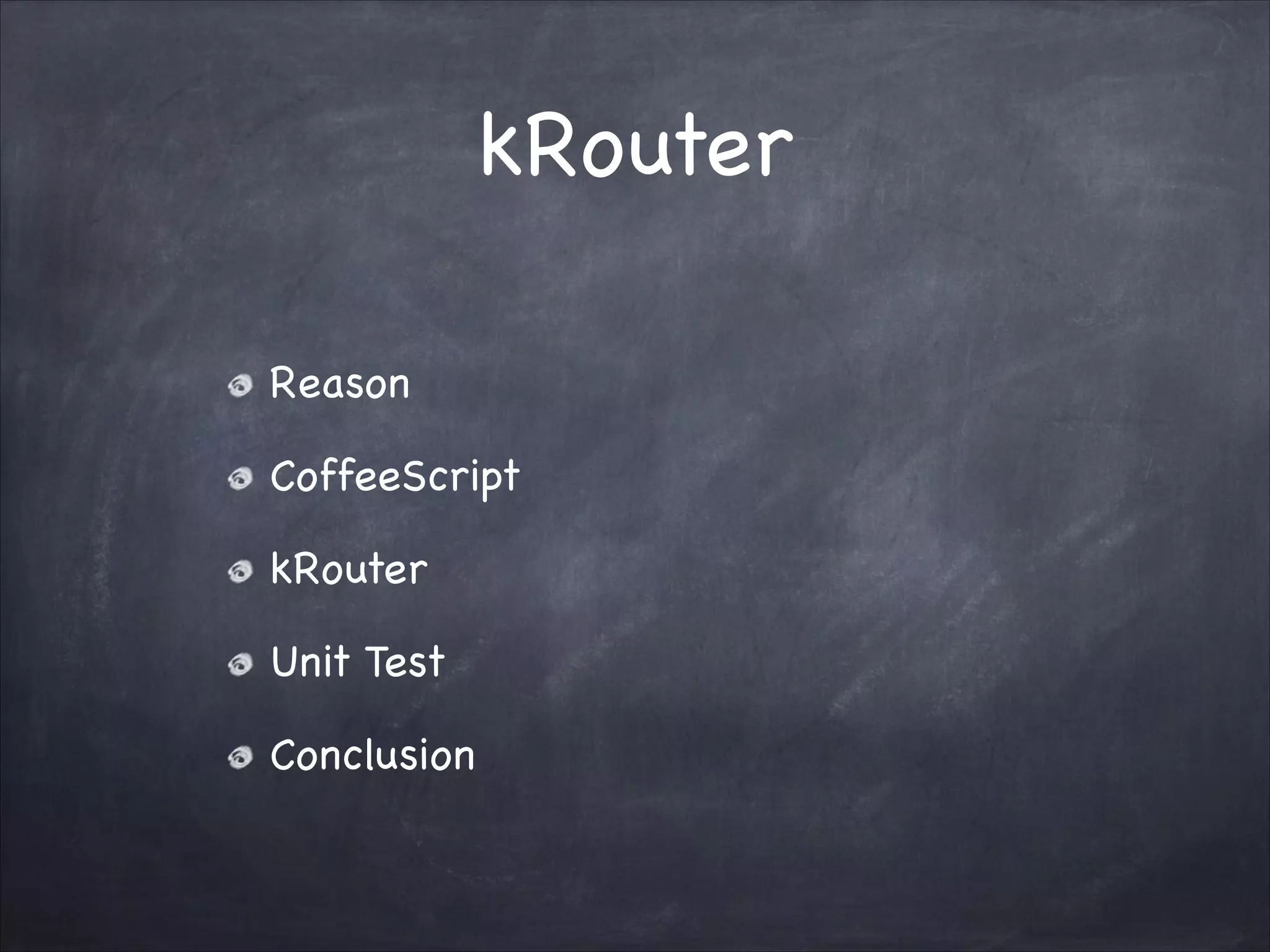 kRouter | PPT