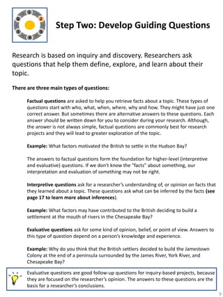 KRP Student Research Guidelines | PPTX