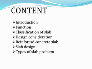 design requirement of cocrete slab | PPT