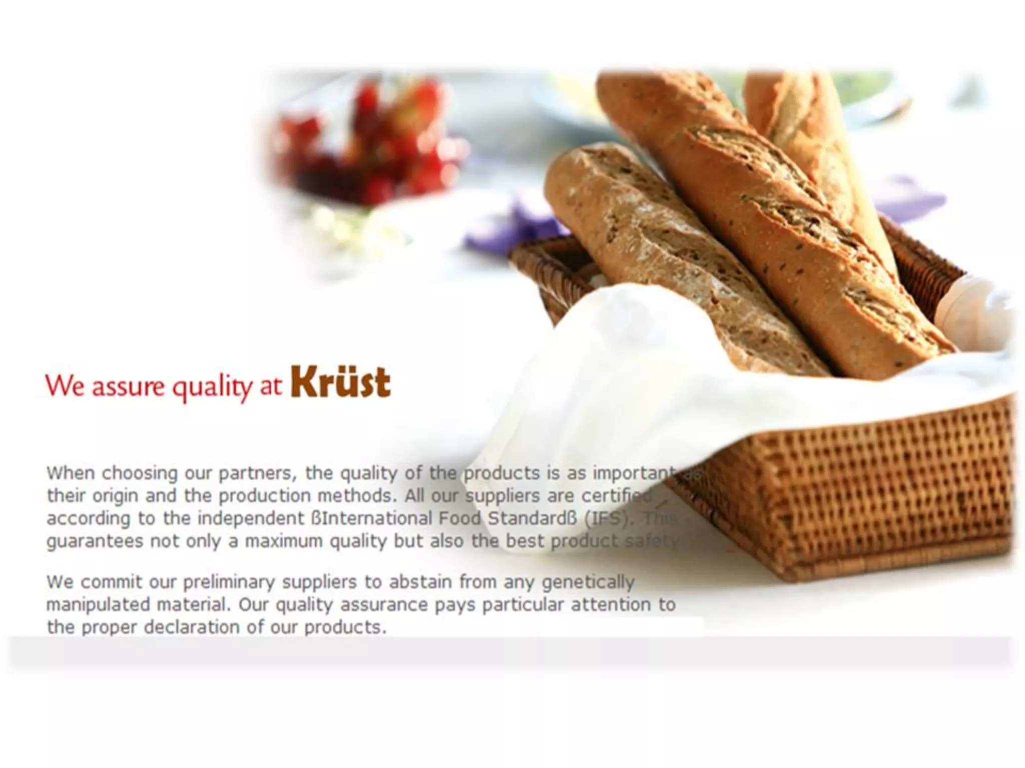 Krüst bakery introduction - | PPT