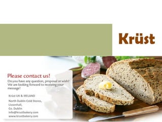 Krüst bakery introduction - | PPT