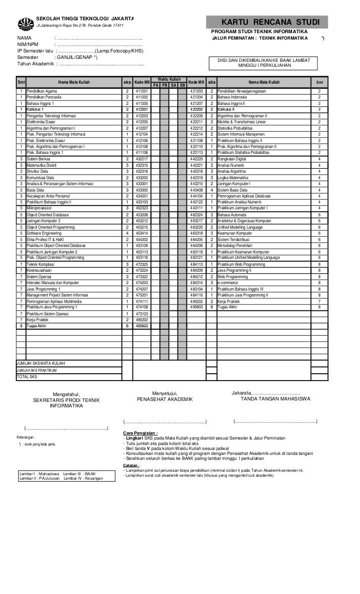 KRS Teknik Informatika