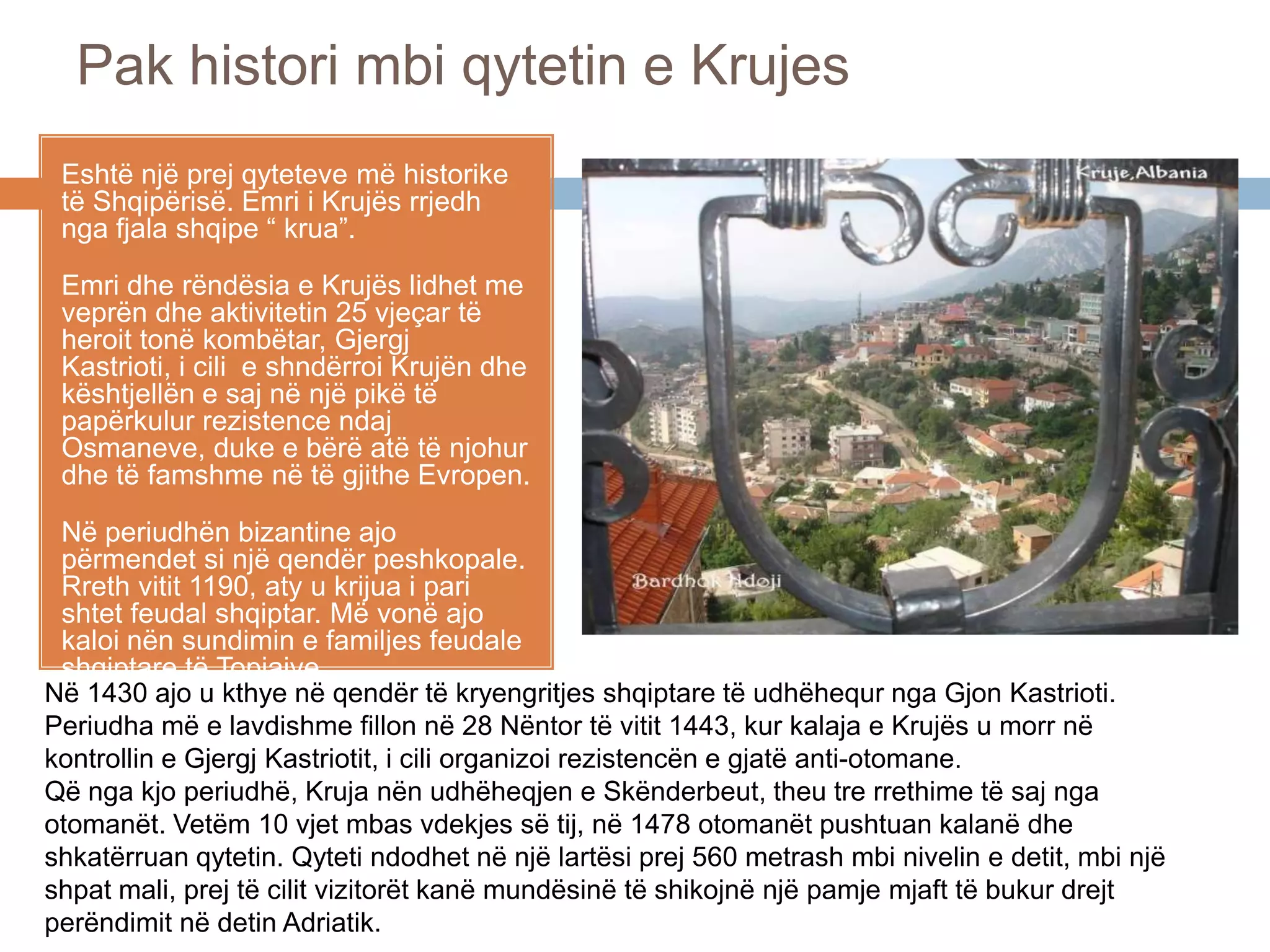 Kalaja e Krujes | PPTX