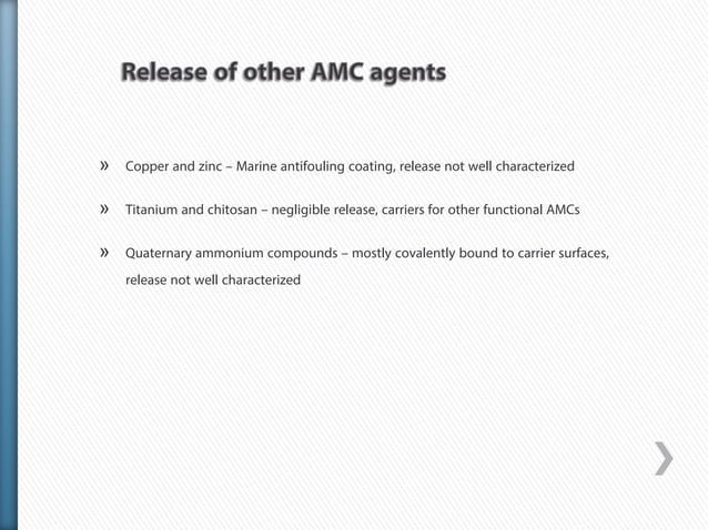 Development of the inventory on dissolution-driven environmental effects of AMC-related ...
