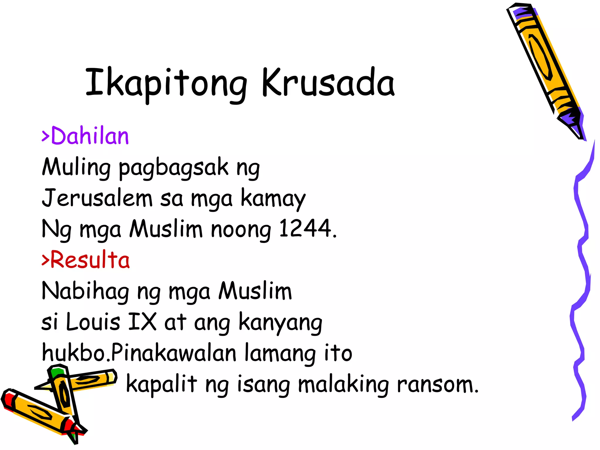 Krusada | PPT