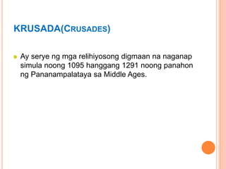 Krusada a.p project 2nd grading | PPTX