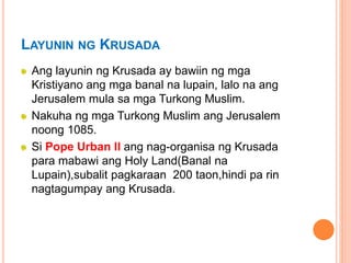 Krusada a.p project 2nd grading | PPTX