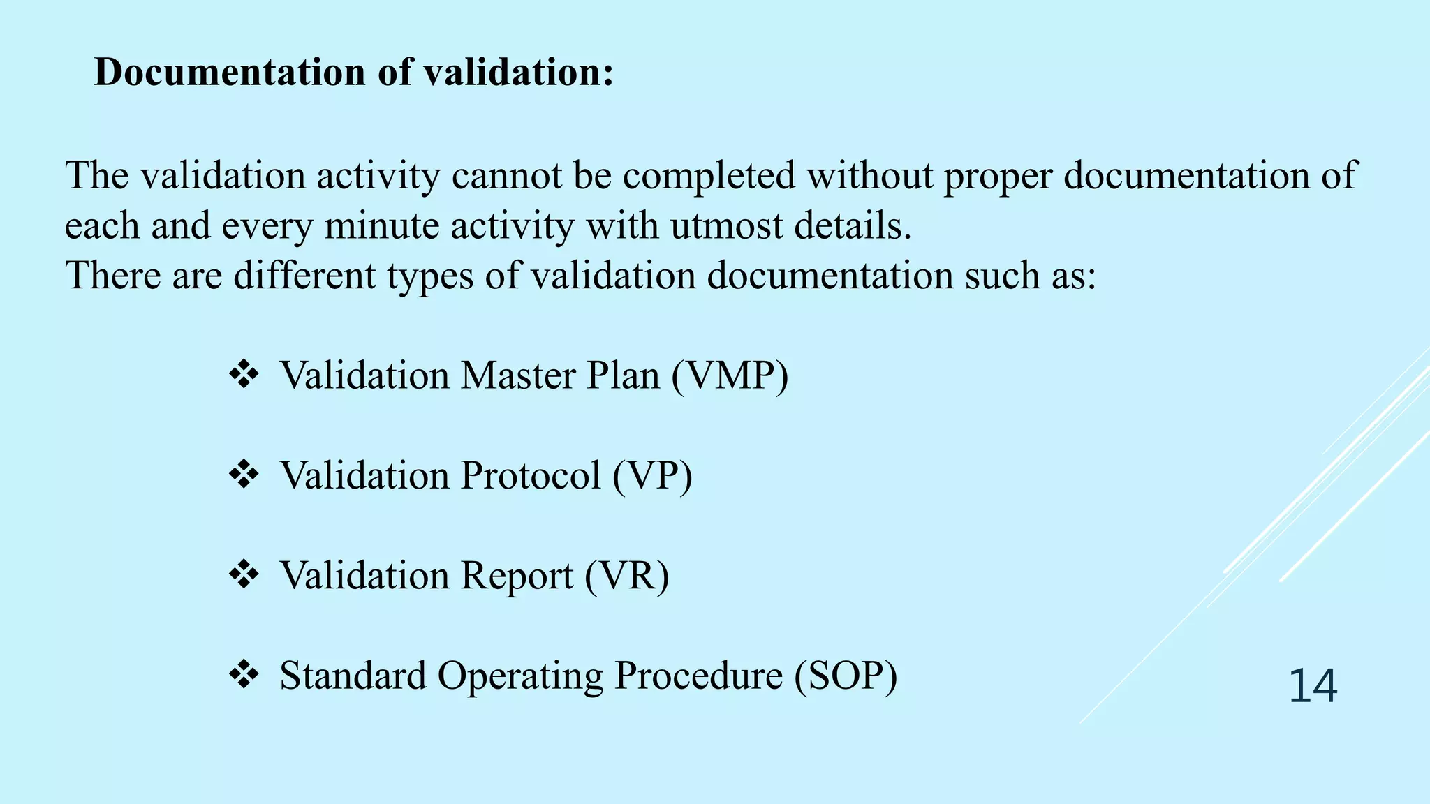 Quality assurance and validation | PPTX