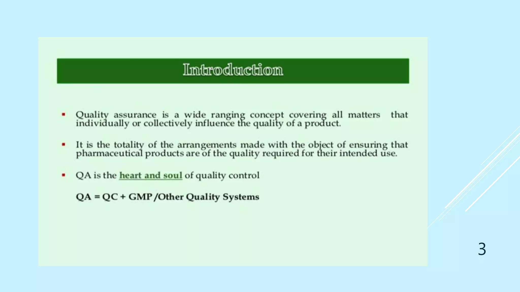 Quality assurance and validation | PPTX