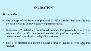 Quality assurance and validation | PPTX